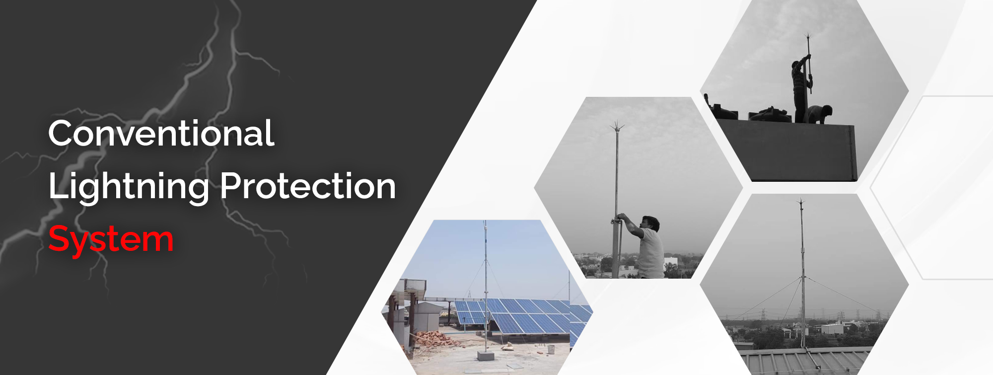 Conventional Lightning Protection System | Laxmi Power Solutions